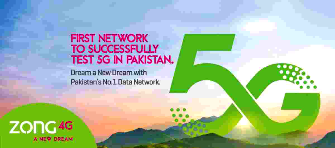 Zong 5G: China Mobile Pakistan Launches in 16 Cities